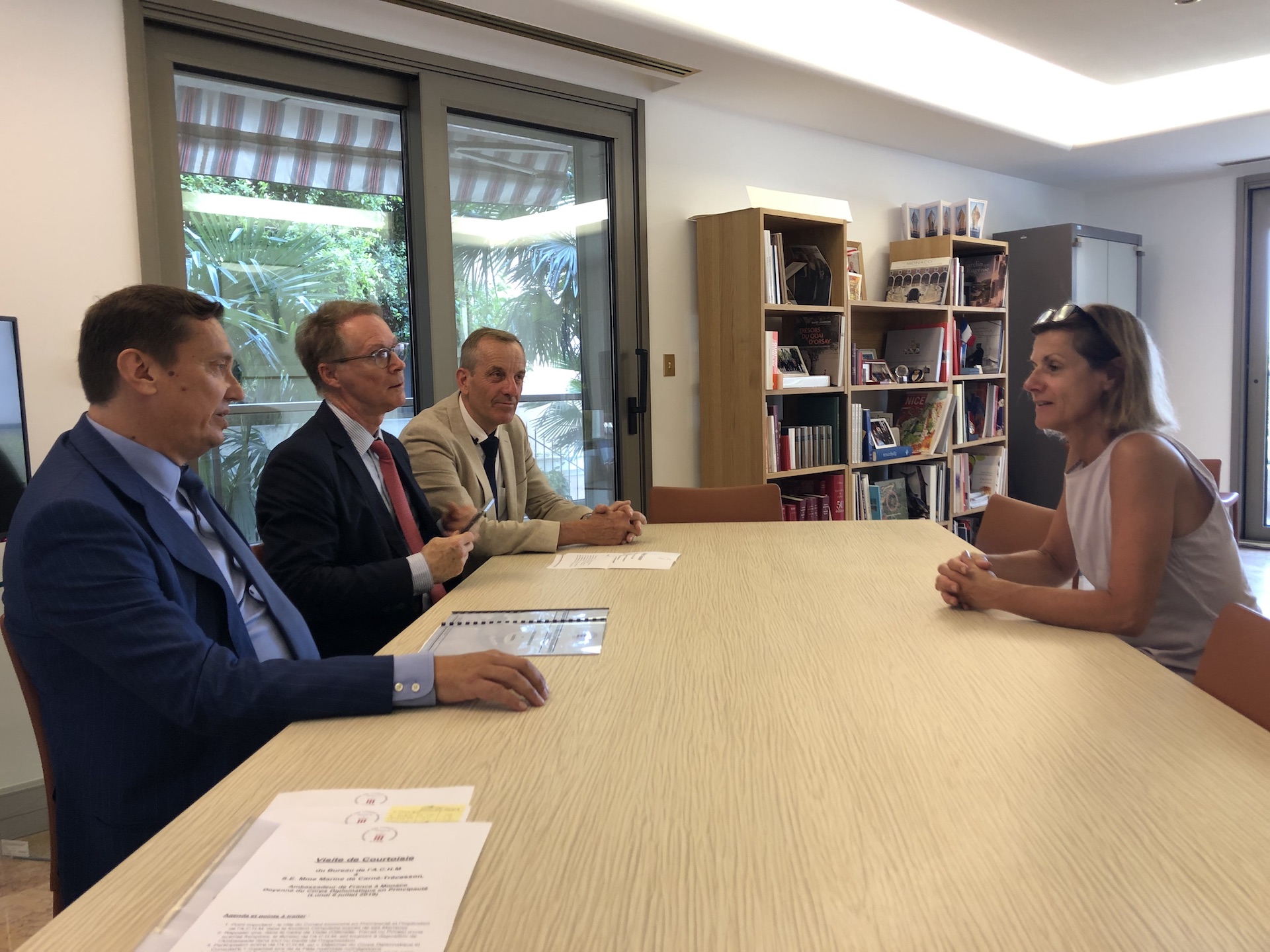 8 Juillet 2019 Le Bureau De La C H M Effectue Une “visite De
