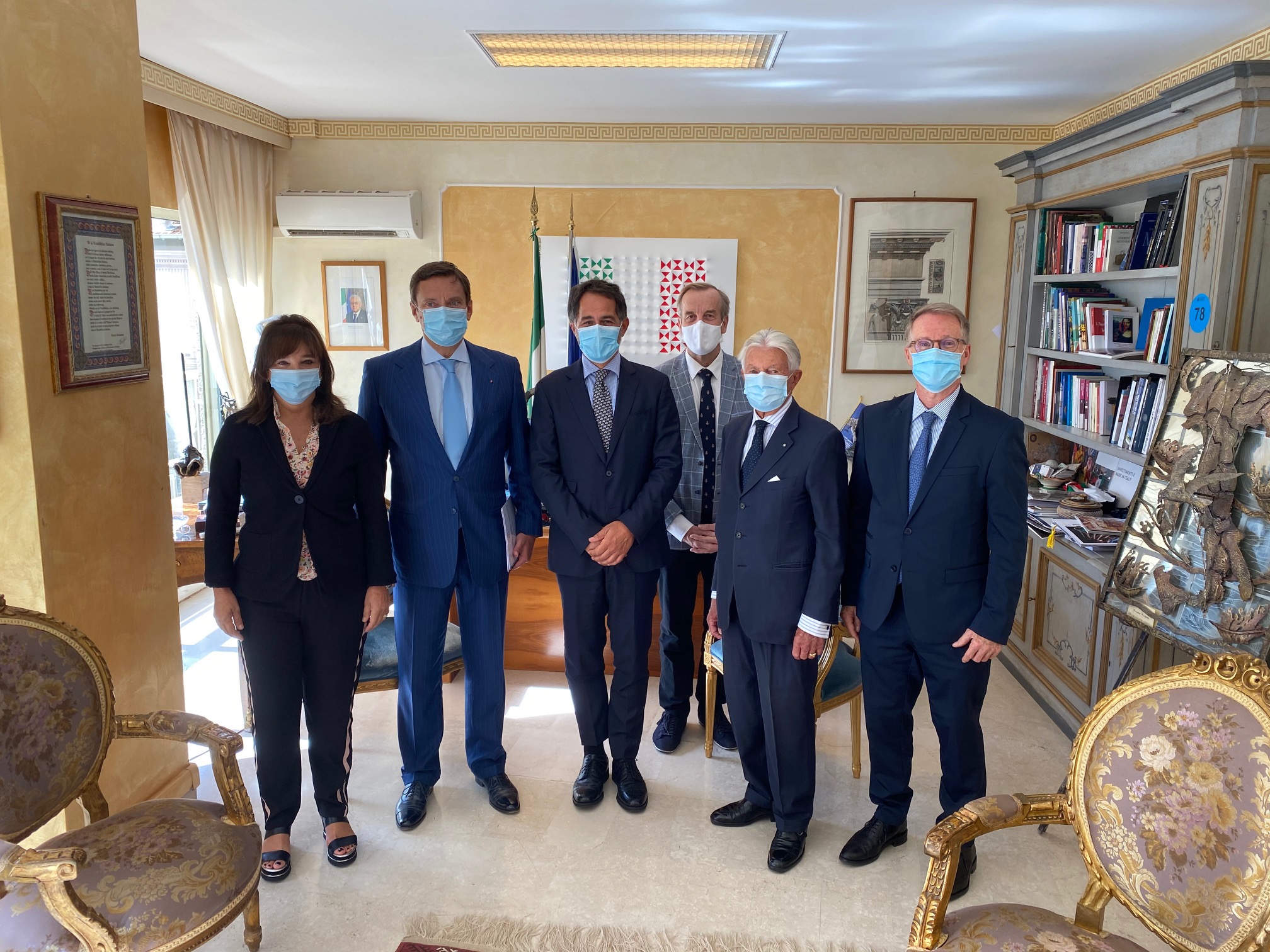 25 Septembre 2020 Le Bureau De La C H M Effectue Une “visite De